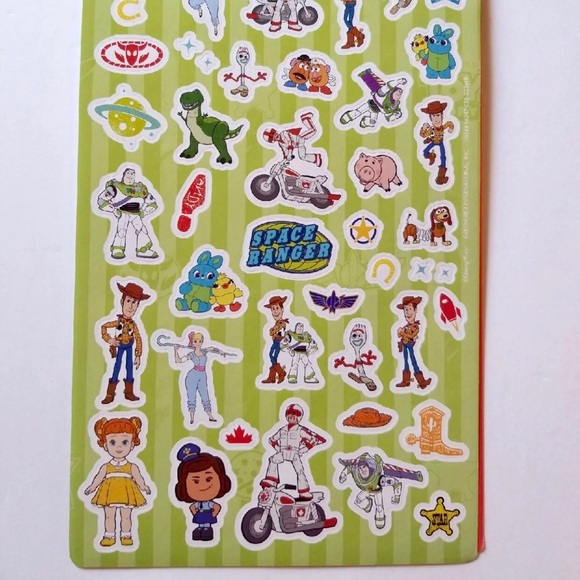 Disney | Accessories | Toy Story 4 5 Stickers Book | Poshmark